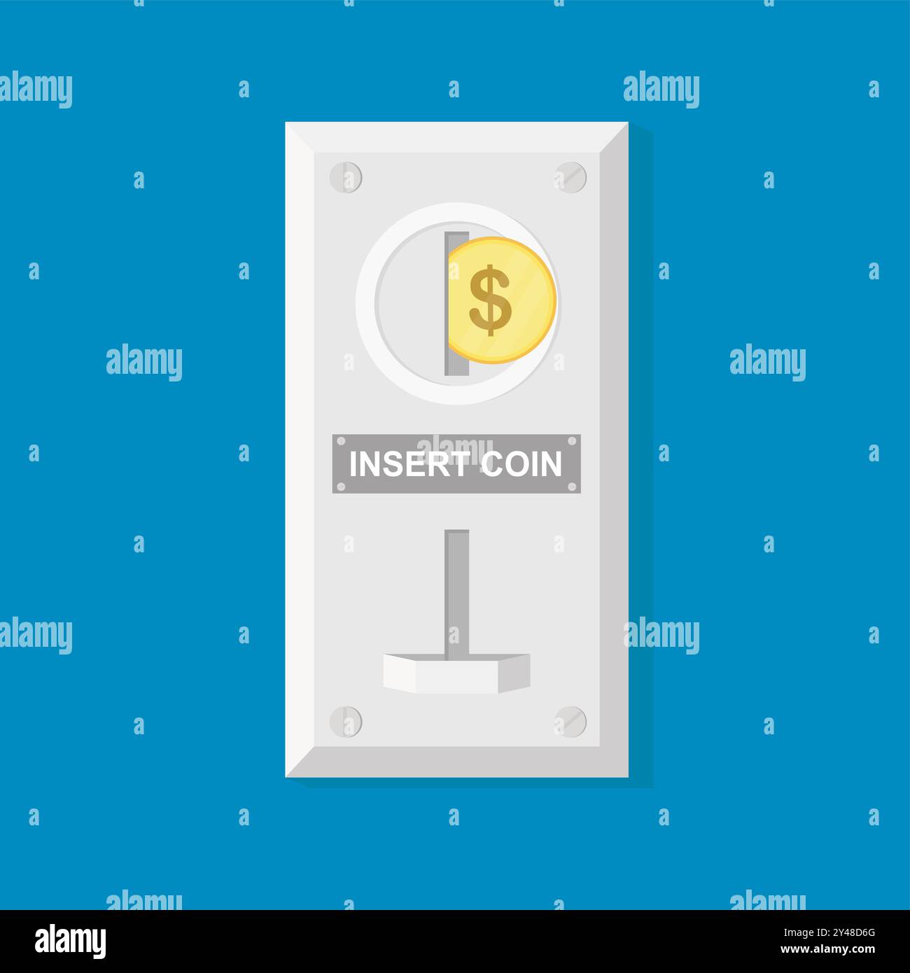 Automatic ticket dispenser Stock Vector Images - Alamy