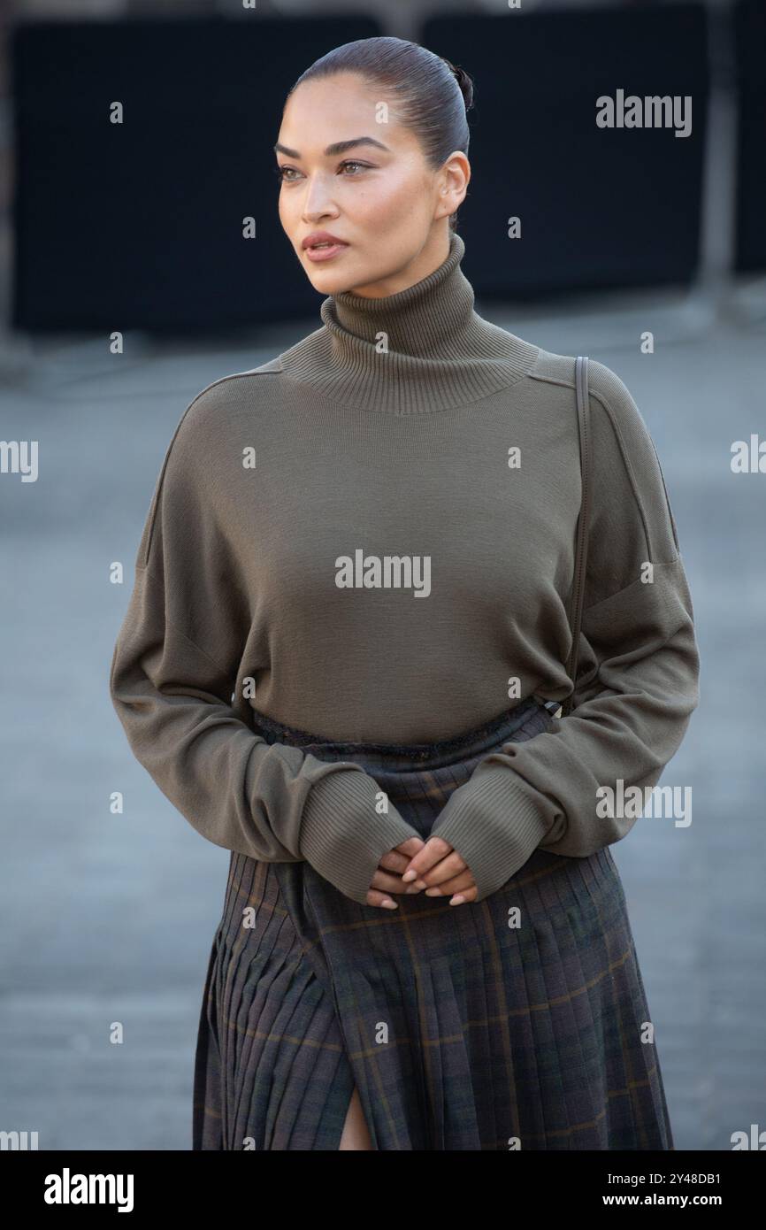 London, UK. 16 Sep, 2024. Pictured: Australian model Shanina Shaik ...