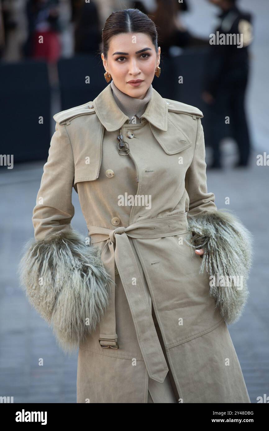 London, UK. 16 Sep, 2024. Pictured: Indian actress Kriti Sanon attends ...