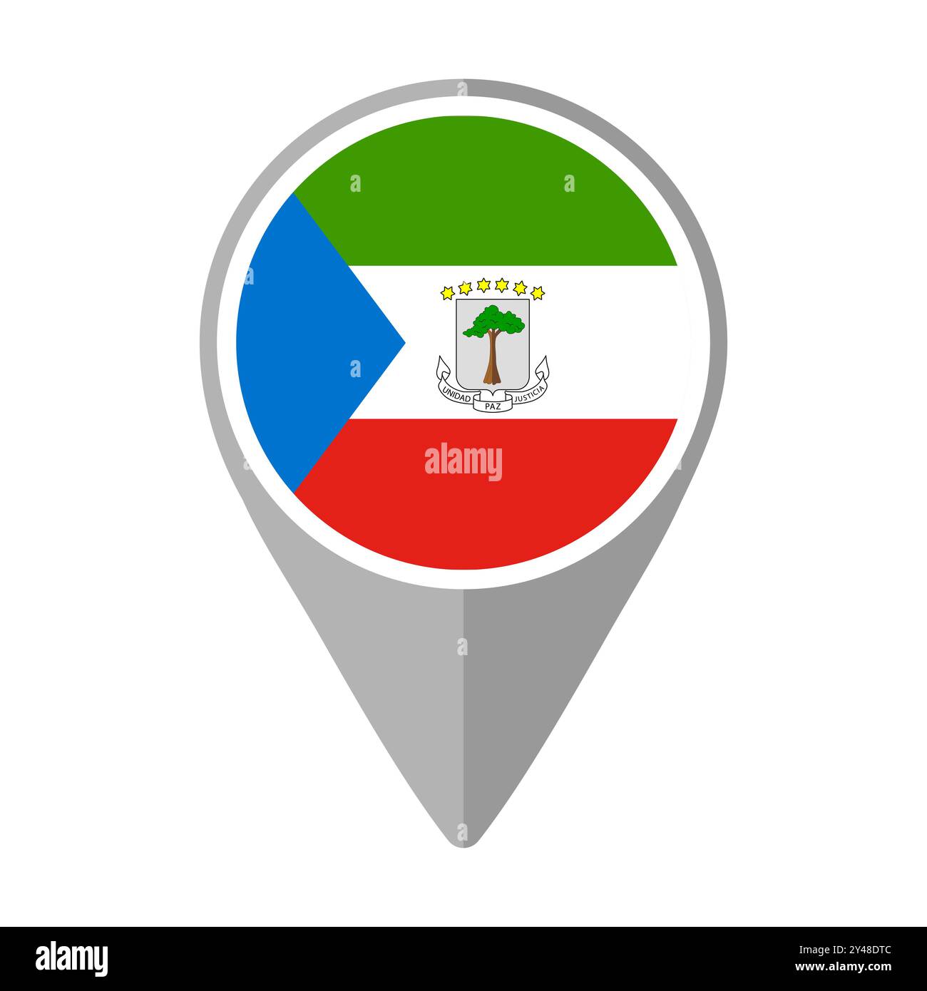 Guinea map pin Stock Vector Images - Alamy