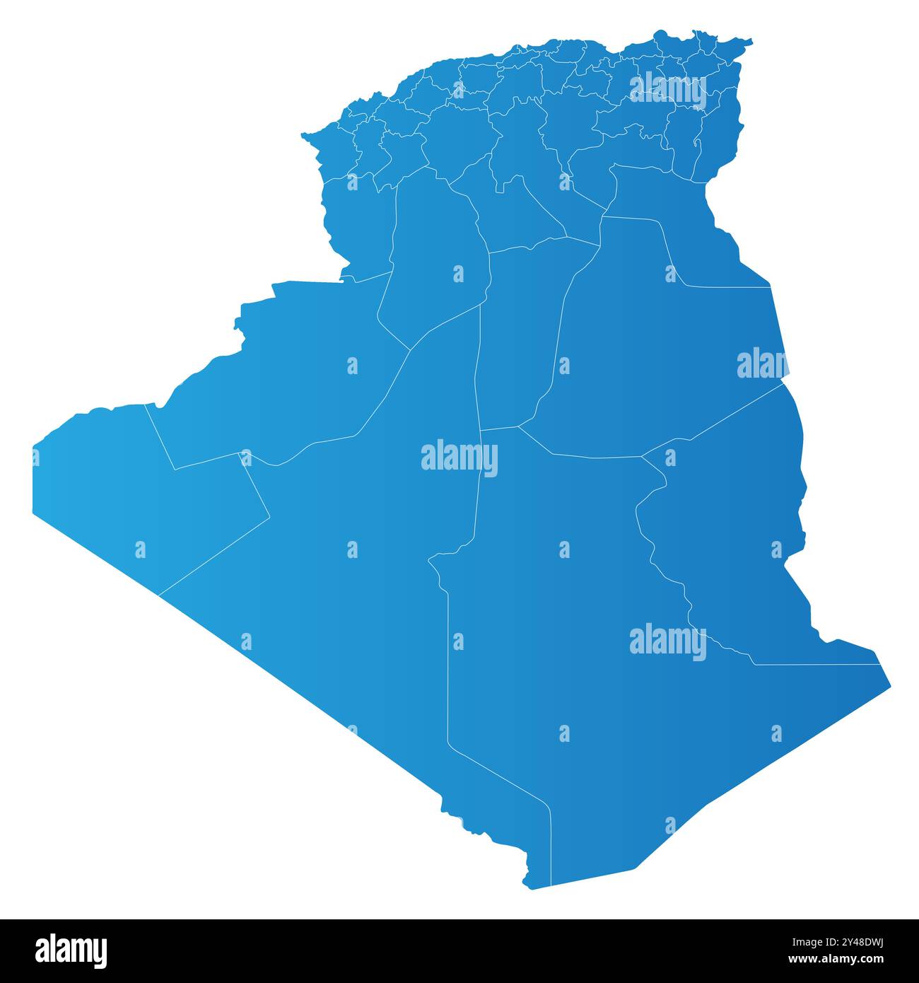 Algeria map map country hi-res stock photography and images - Alamy