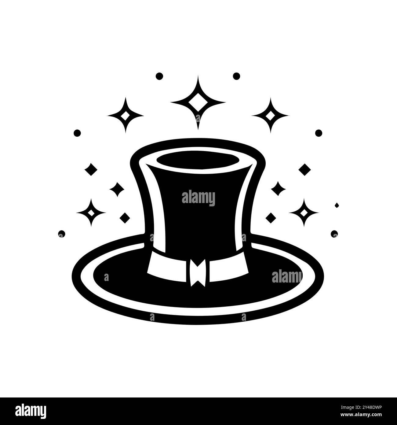 conjurer icon or modern line symbol. Vector line art and icon design ...