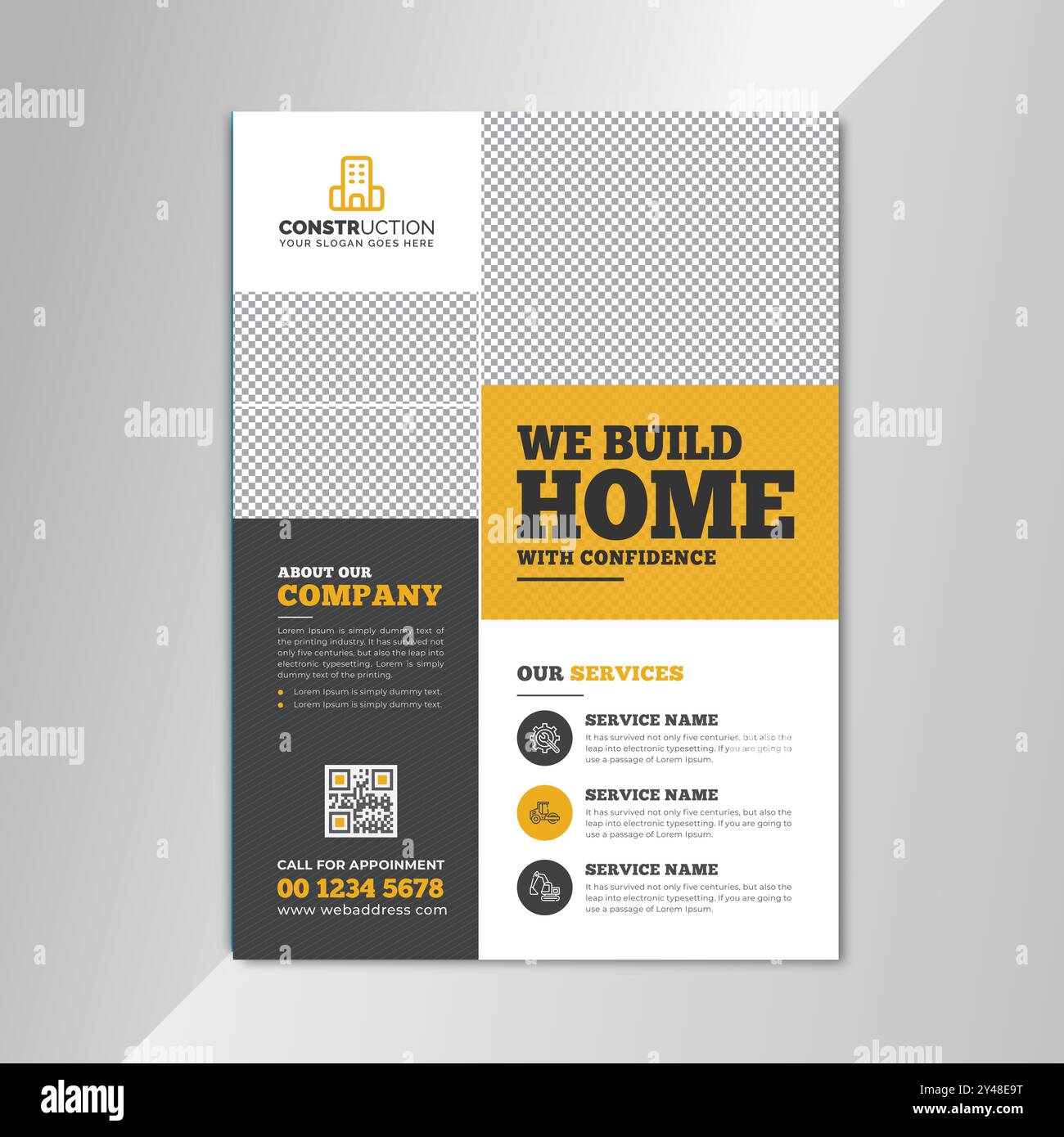 Construction poster design hi-res stock photography and images - Alamy