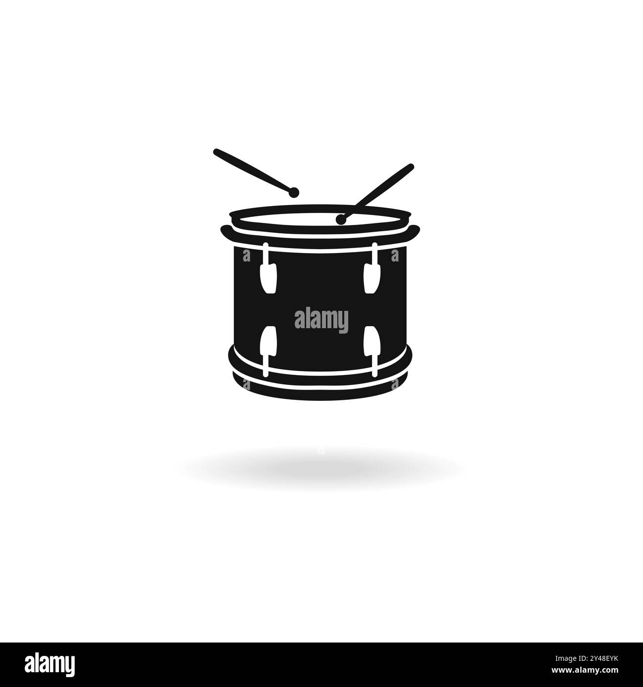 Set of hand drums and drums with sticks vector. Folk instruments ...