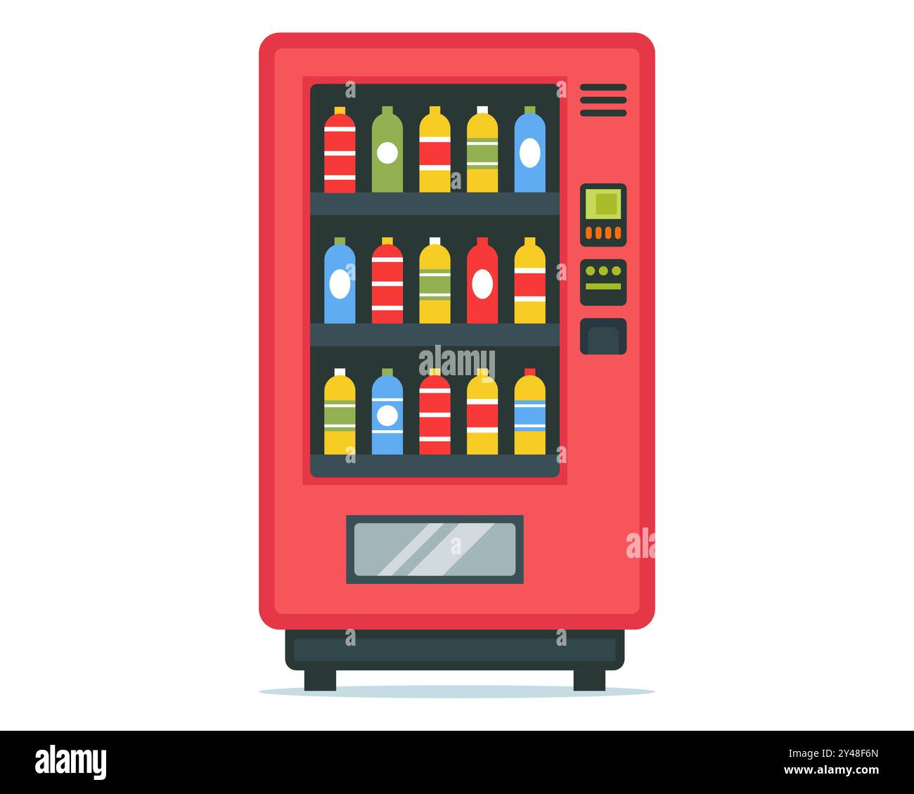 vending machine for selling food products. buy goods in the machine ...