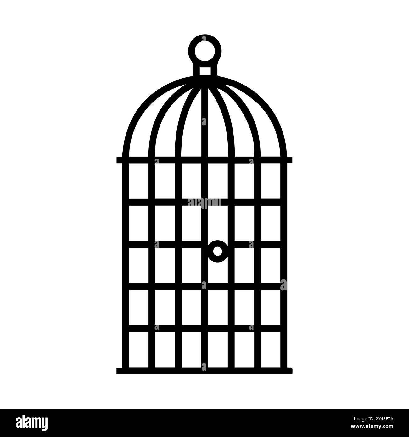 prison icon or modern line symbol. Vector line art and icon design with ...