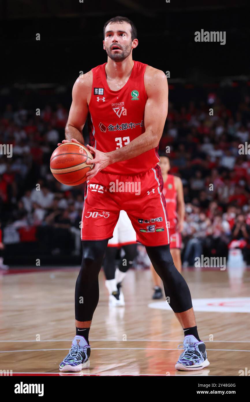 Chiba, Japan. 16th Sep, 2024. John Mooney (Jets) Basketball : 2024 B ...