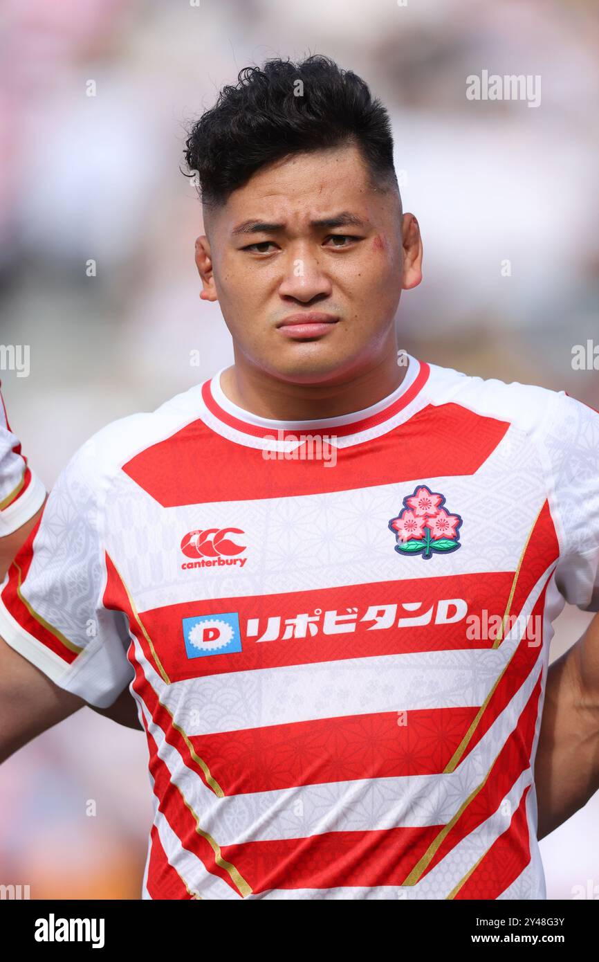 Tokyo, Japan. 15th Sep, 2024. Keijiro Tamefusa (JPN) Rugby : 2024 World Rugby Pacific Nations ...