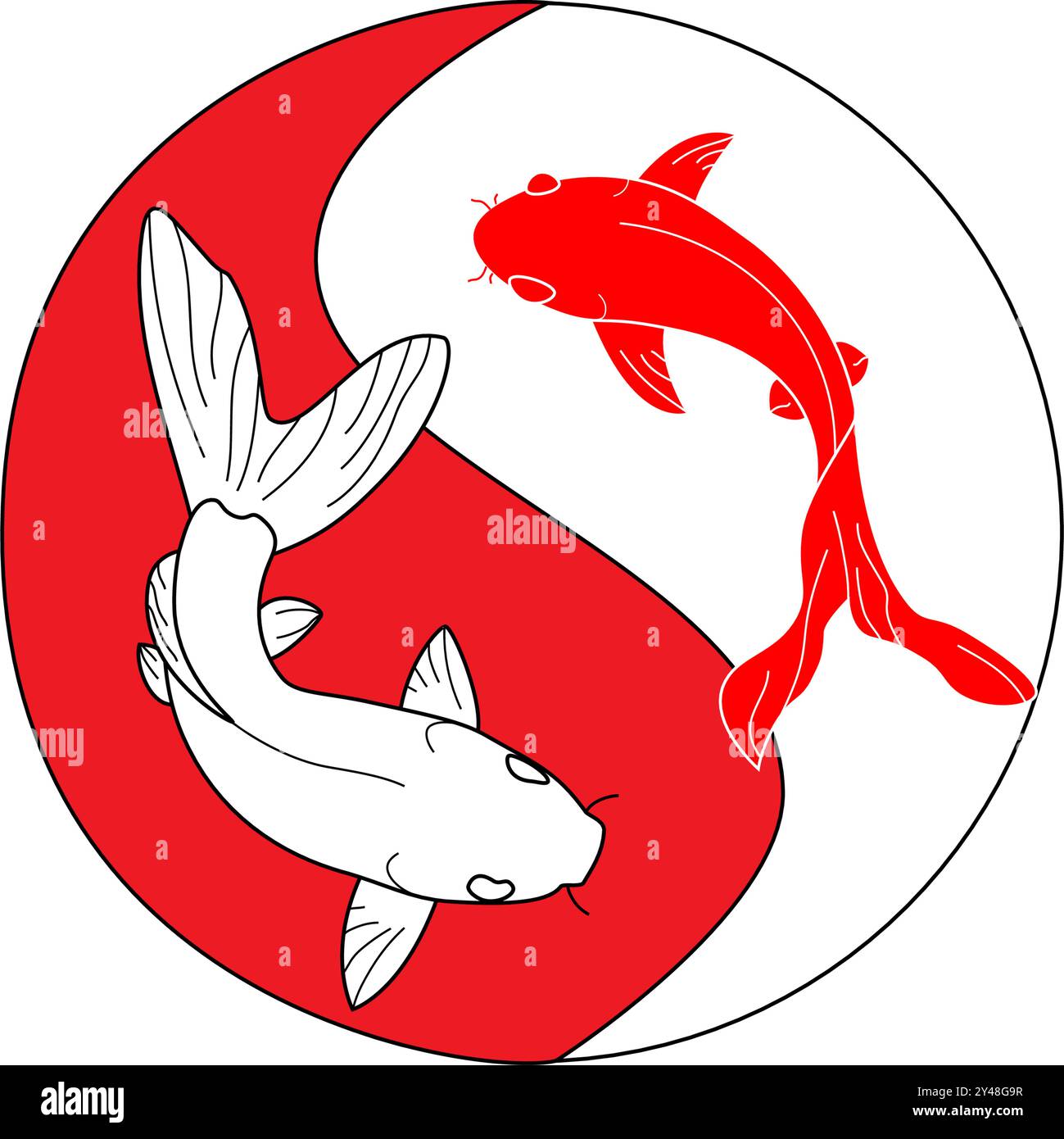 Yin yang vectors hi-res stock photography and images - Alamy