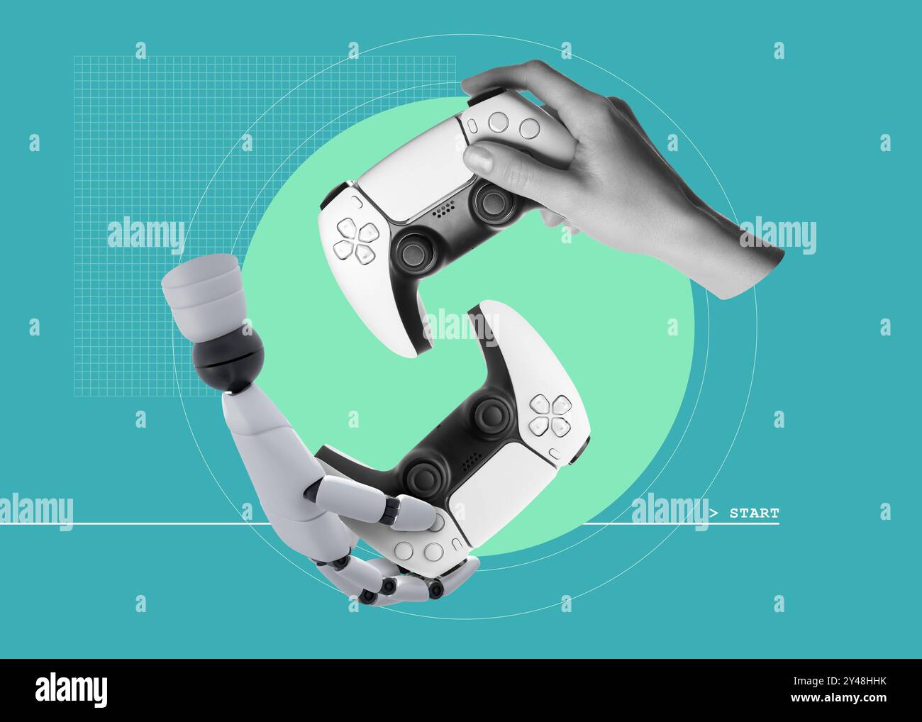 Technology addiction art hi-res stock photography and images - Alamy