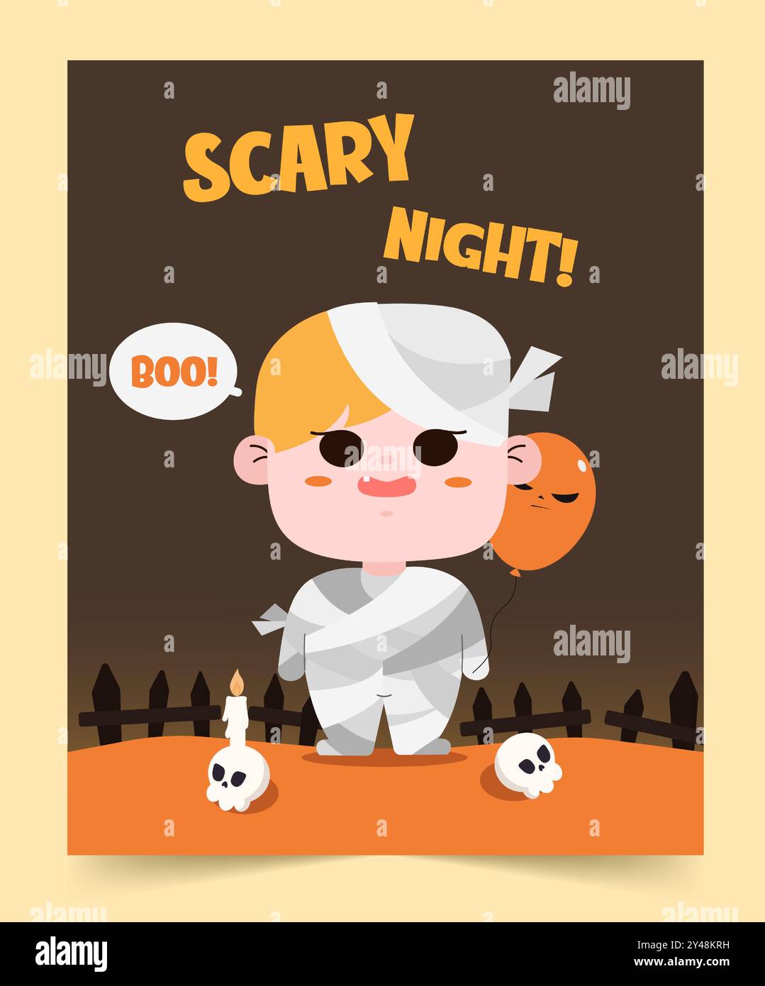 Kid night event Stock Vector Images - Alamy