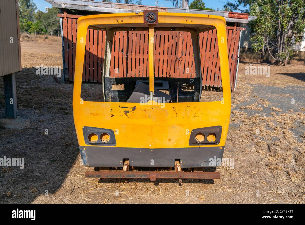 Old sydney monorail car Wowan, queensland, australia Stock Photo - Alamy