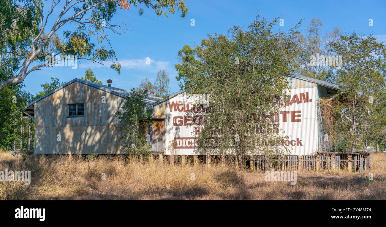 Old barns inWowan, queensland, australia Stock Photo - Alamy