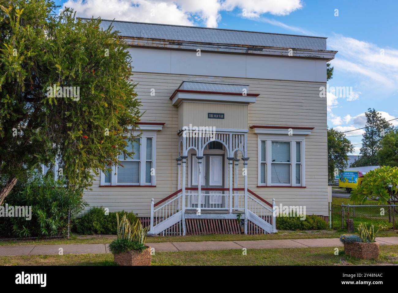The old NAB bank building in Jandowae, near Theodore, queensland ...