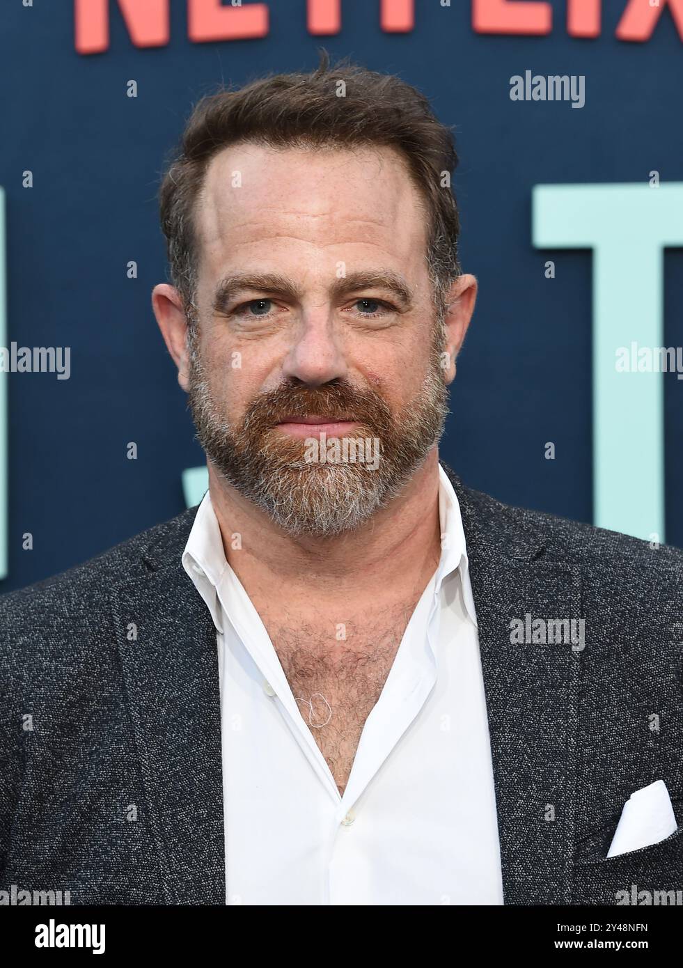 Hollywood, USA. 16th Sep, 2024. Paul Adelstein arriving to Netflix's ...