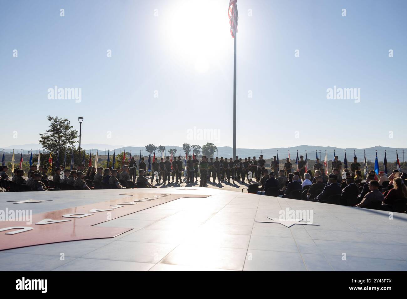 1st marine division morning colors hi-res stock photography and images ...