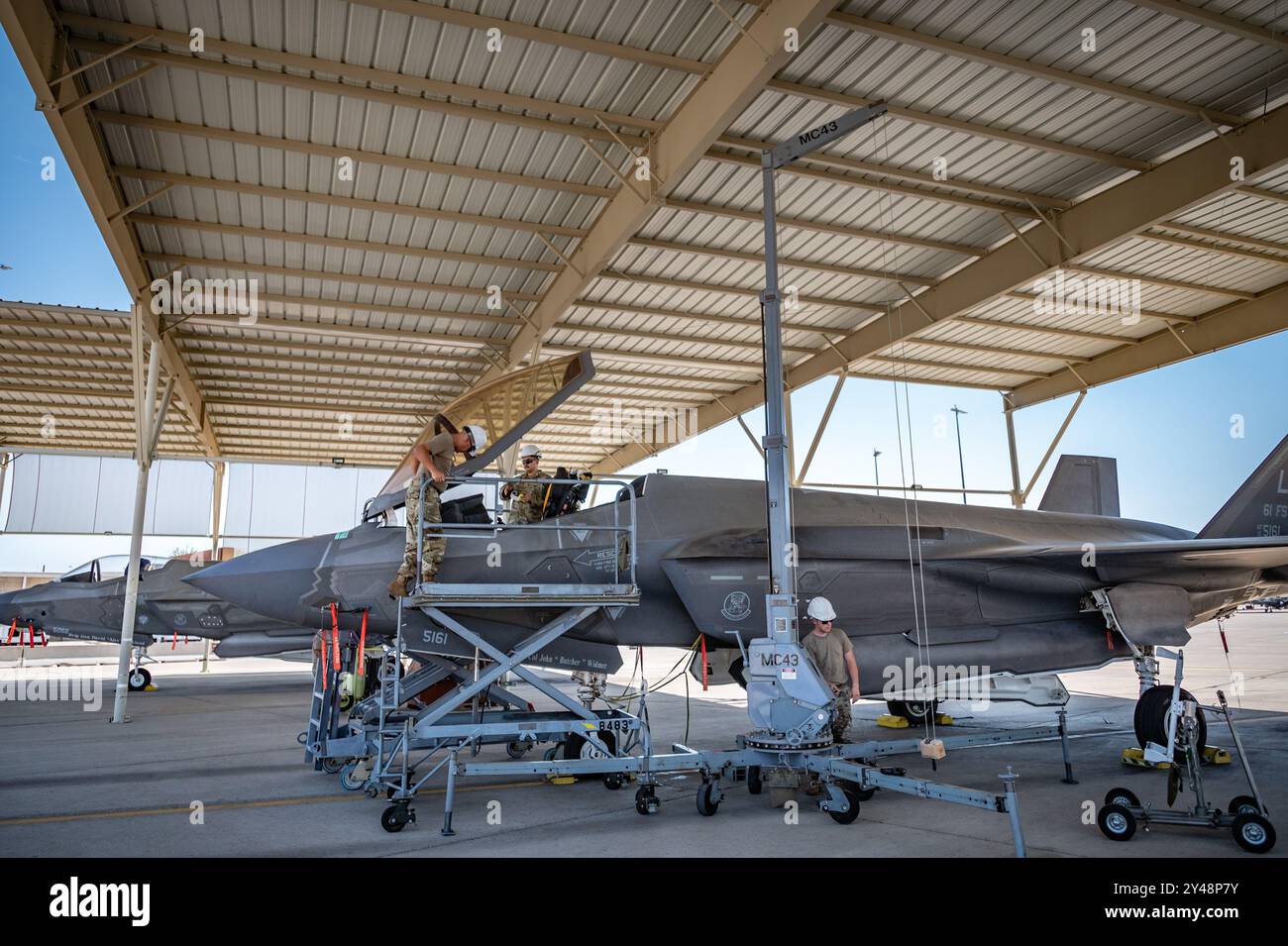 Reserve Citizen Airmen from the 944th Maintenance Group perform ...