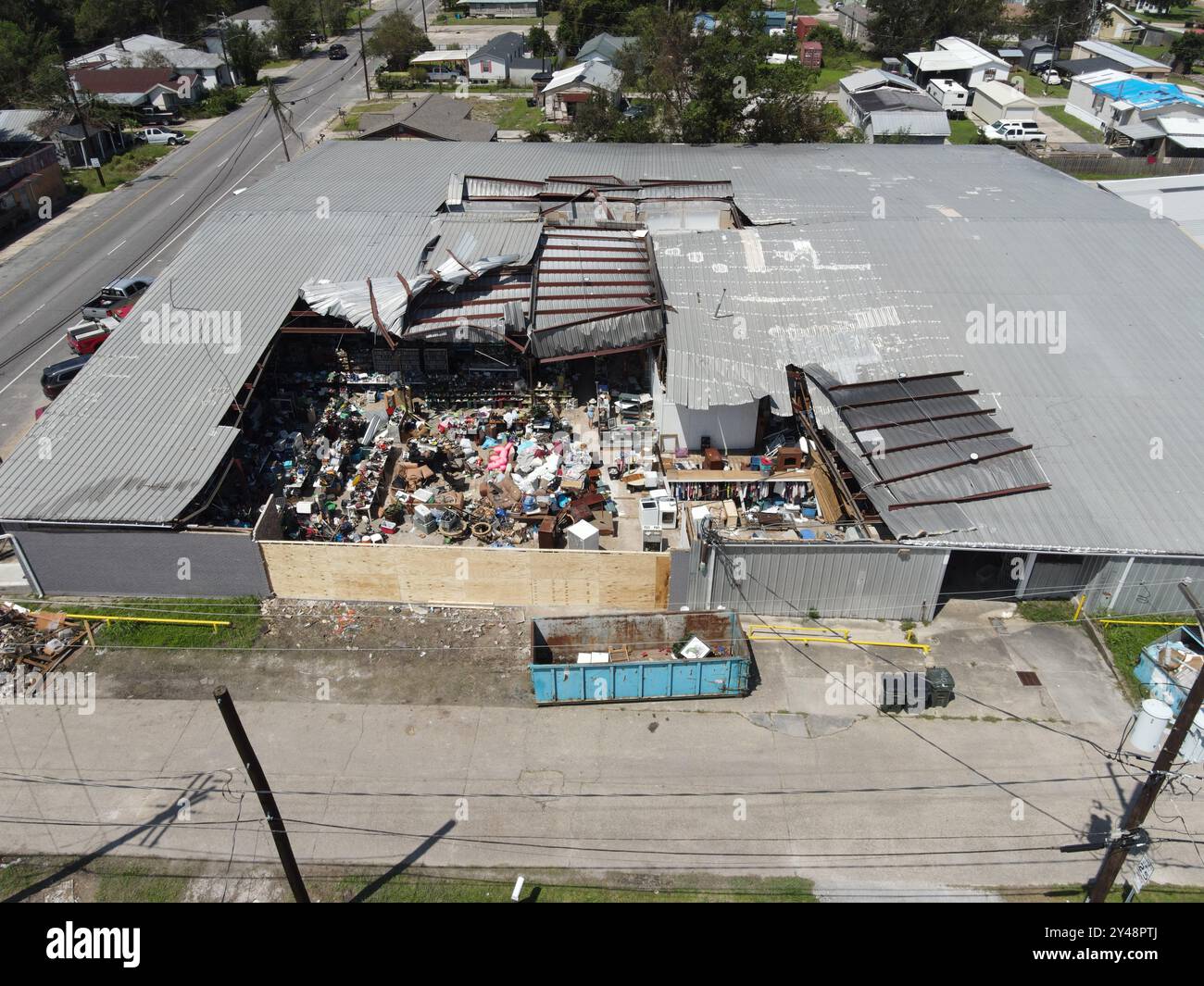 Houma, LA – A local thrift store received substantial damage from ...