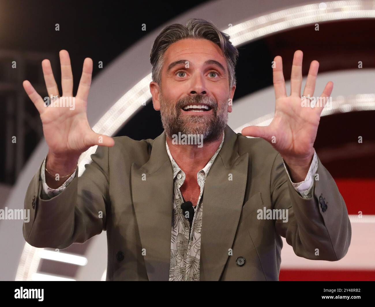 Rome, Lumina studios, entrances for the first episode of Big Brother ...