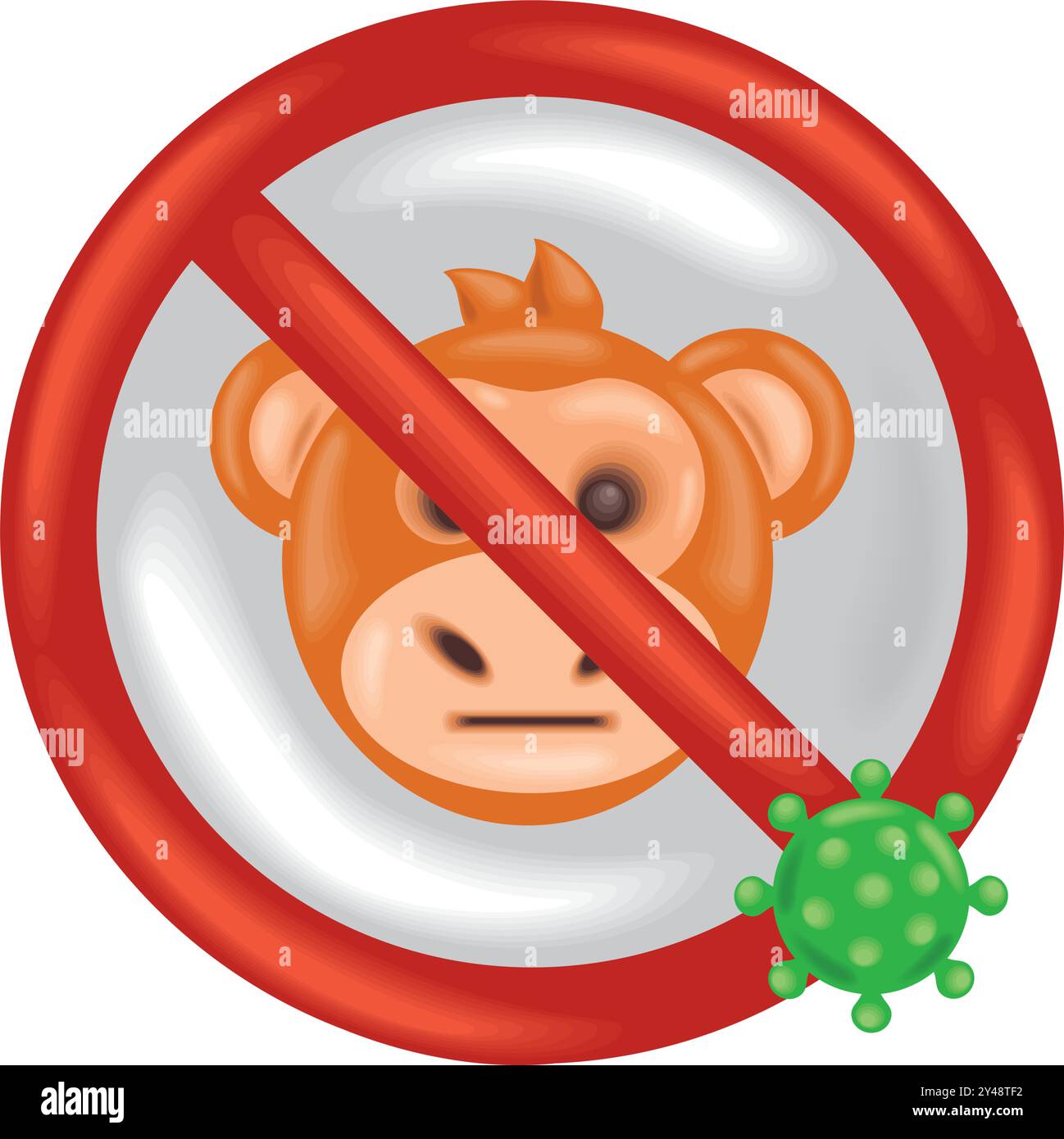 caution monkeypox epidemic disease Stock Vector Image & Art - Alamy