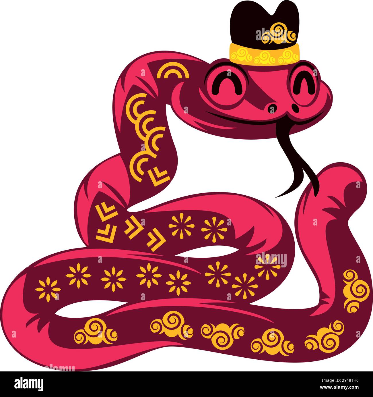 chinese calendar for the year of snake Stock Vector Image & Art - Alamy