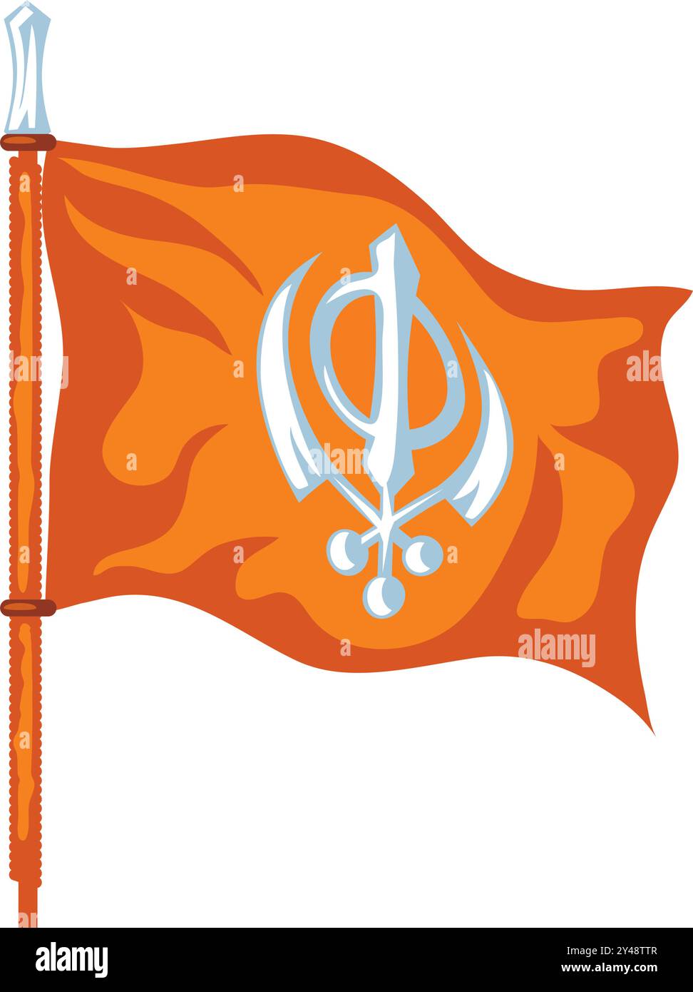 Sikh khanda flag hi-res stock photography and images - Alamy