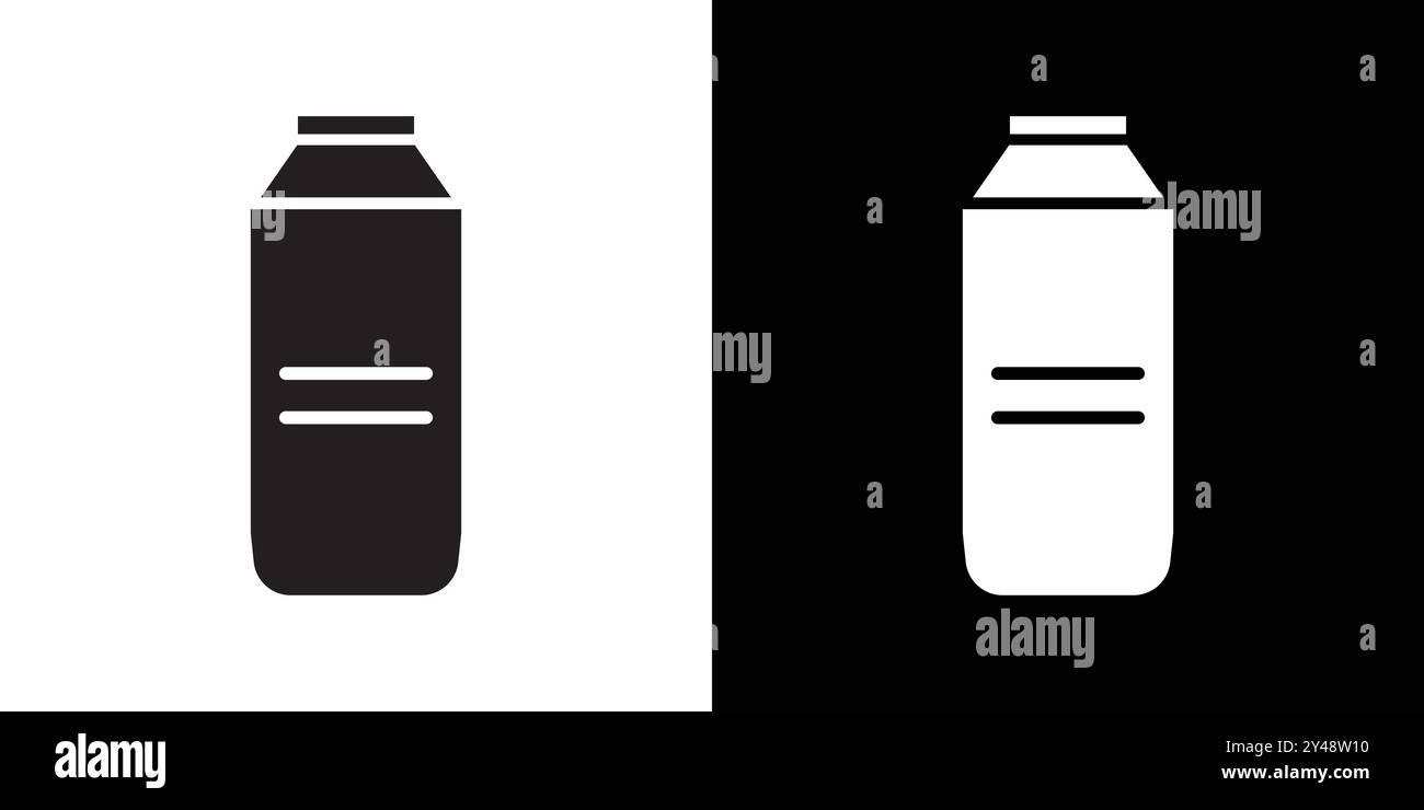 cough syrup icon Black line art vector in black and white outline set ...