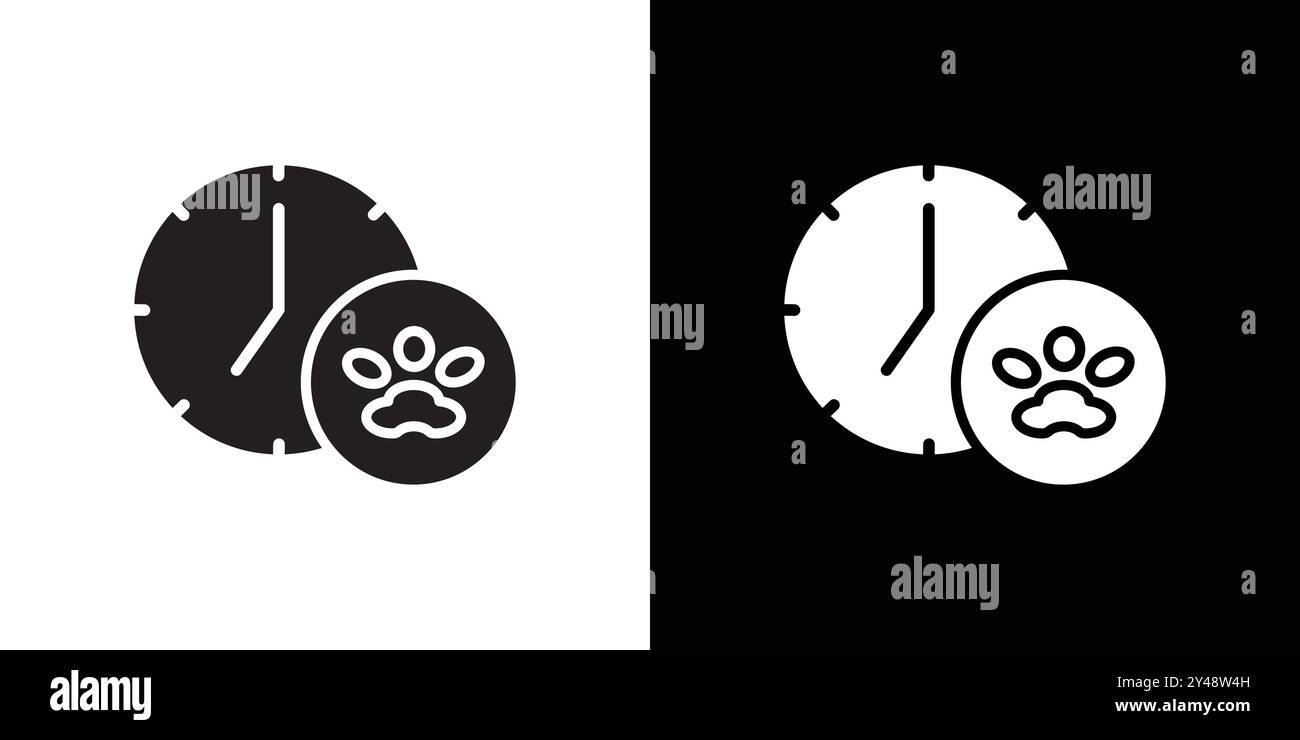 Dog competition icon Black line art vector in black and white outline ...