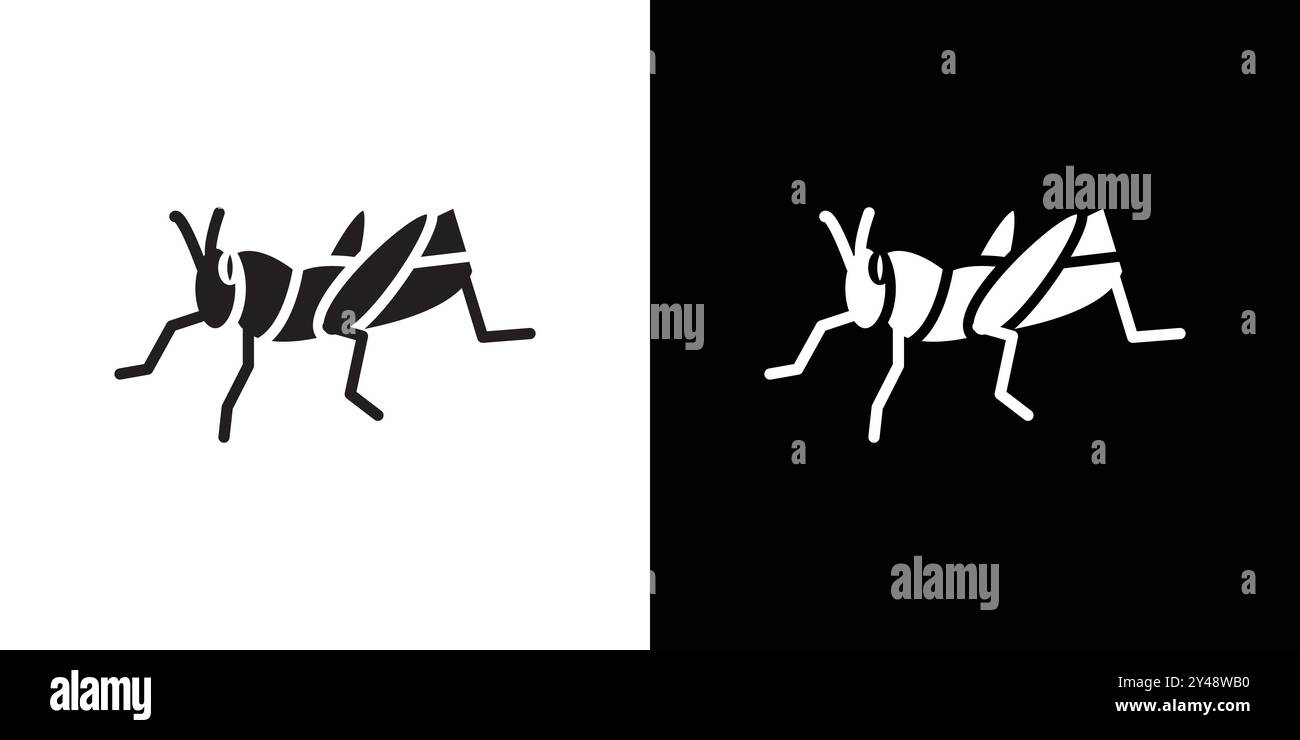 Up close grasshopper Stock Vector Images - Alamy