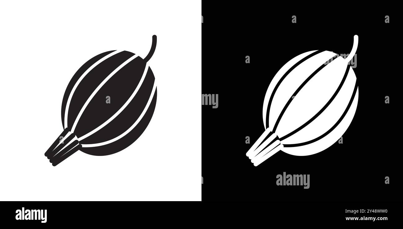 Gooseberry icon Black line art vector in black and white outline set ...