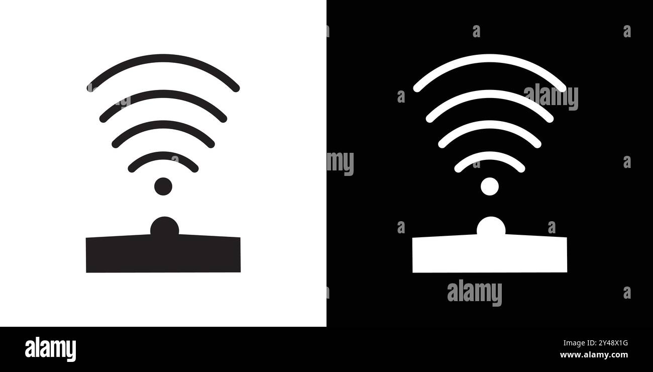 Sensor icon Black line art vector in black and white outline set ...