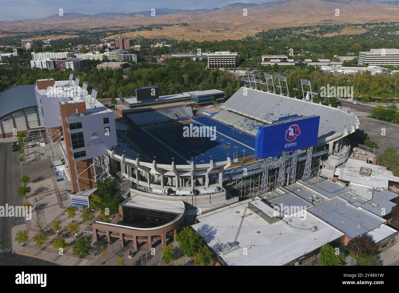 Boise, United States. 15th Sep, 2024. A general overall aerial view of ...