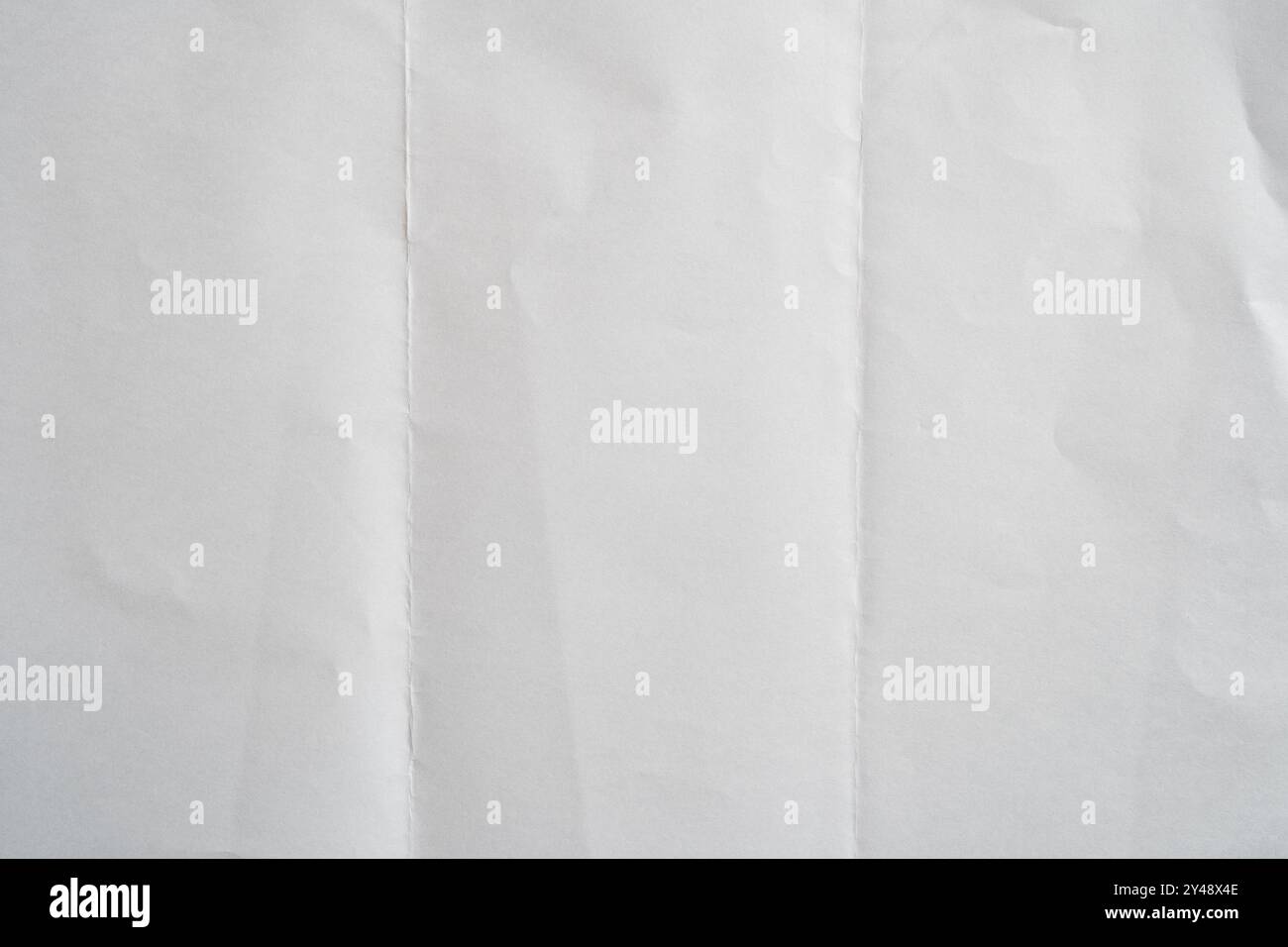 White paper folded in thirds Stock Photo - Alamy