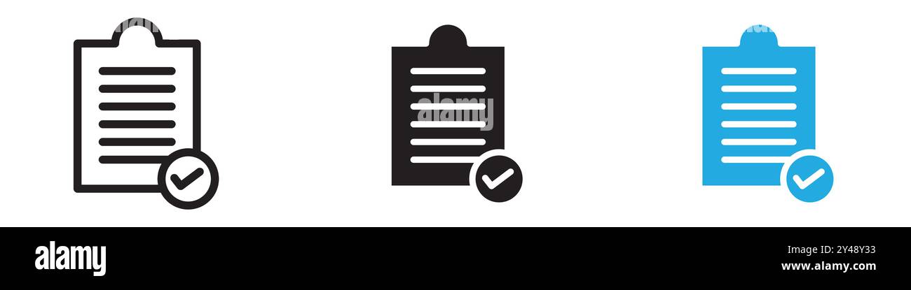 Summary icon vector line logo mark or symbol set collection outline ...