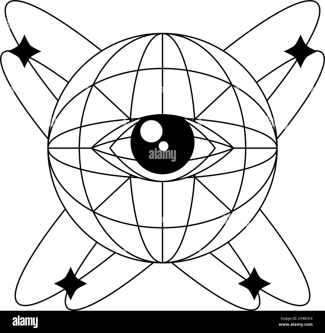 multiverse technology and human eyeball Stock Vector Image & Art - Alamy