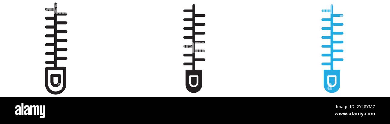 Zip icon vector line logo mark or symbol set collection outline style ...