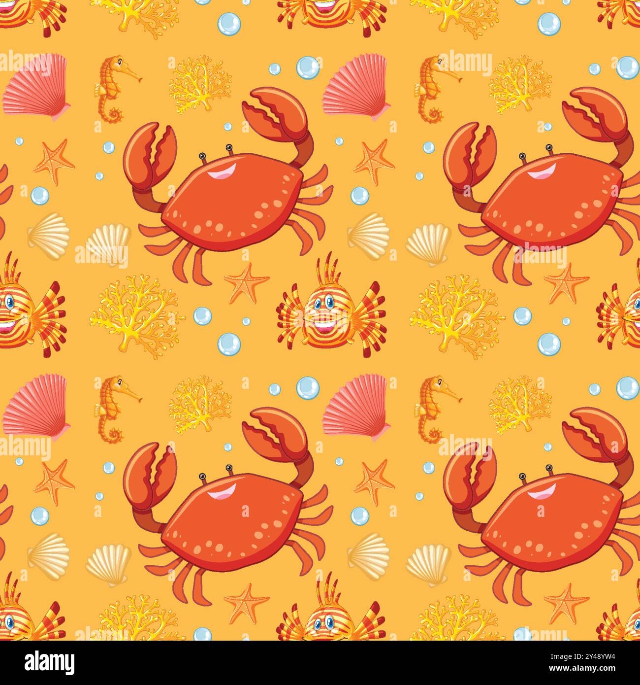 Coastal sea creatures Stock Vector Images - Alamy