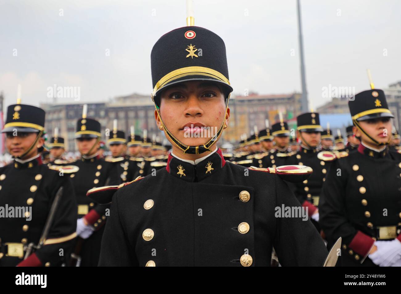 Non Exclusive: A the National Guard cadet taking part during the ...