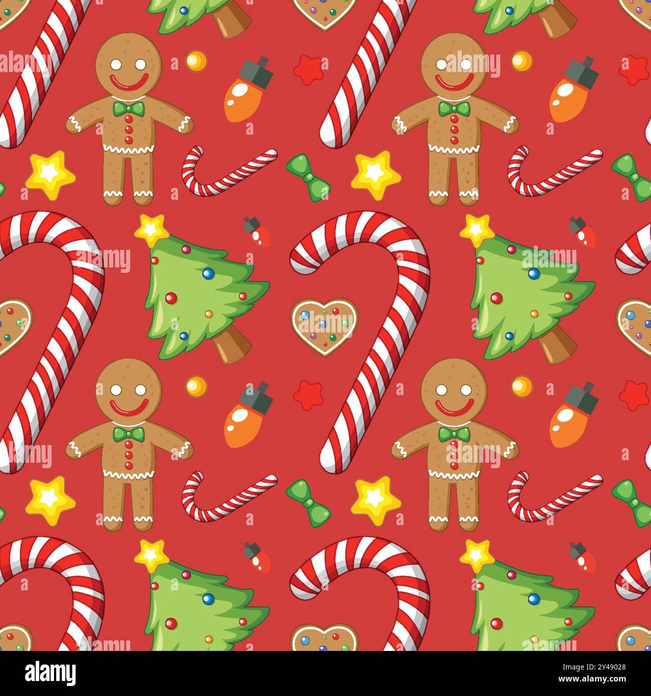 Red candy canes sweets Stock Vector Images - Alamy