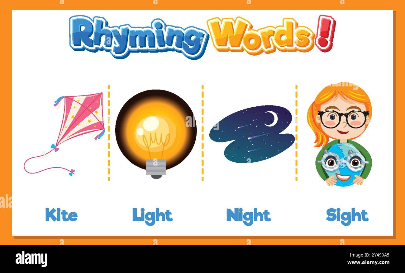 Kite, light, night, and sight visualized Stock Vector Image & Art - Alamy