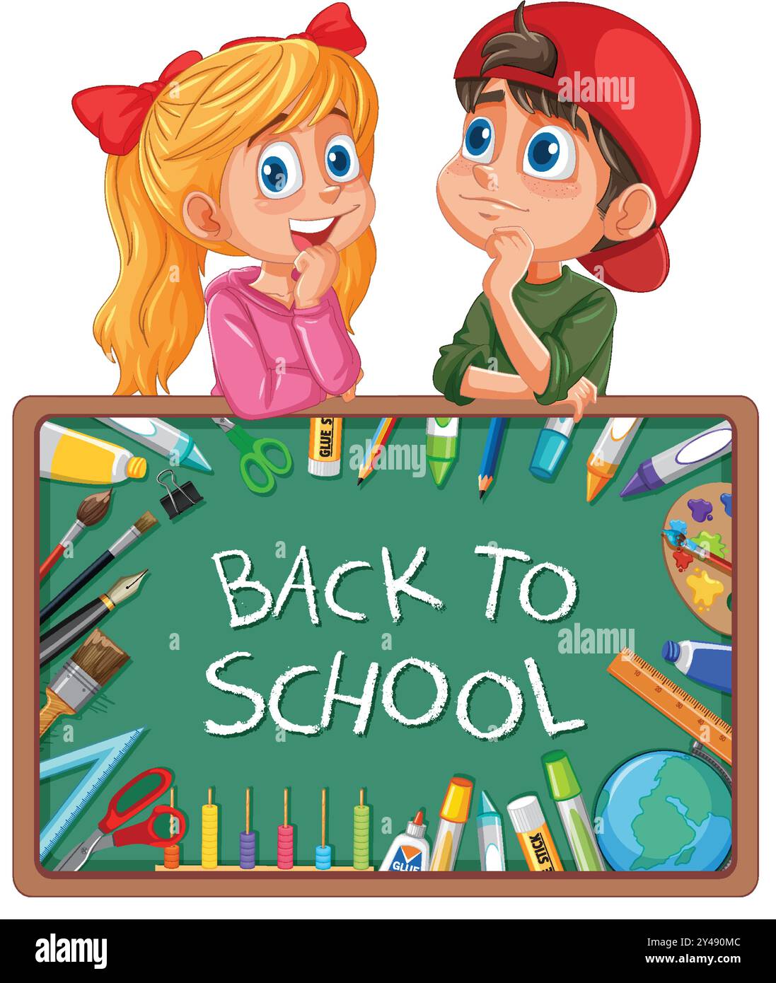 Elementary school spirit Cut Out Stock Images & Pictures - Alamy