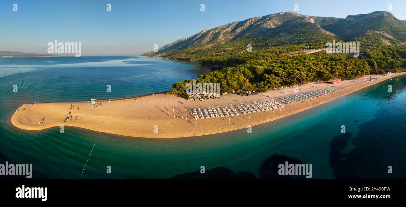 Zlatni Rat beach (Golden Horn beach) is one of the most beautiful ...
