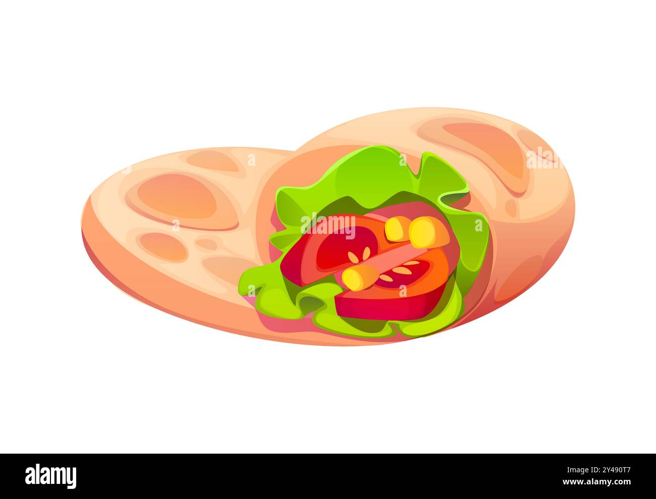 Shawarma meat preparation Stock Vector Images - Alamy