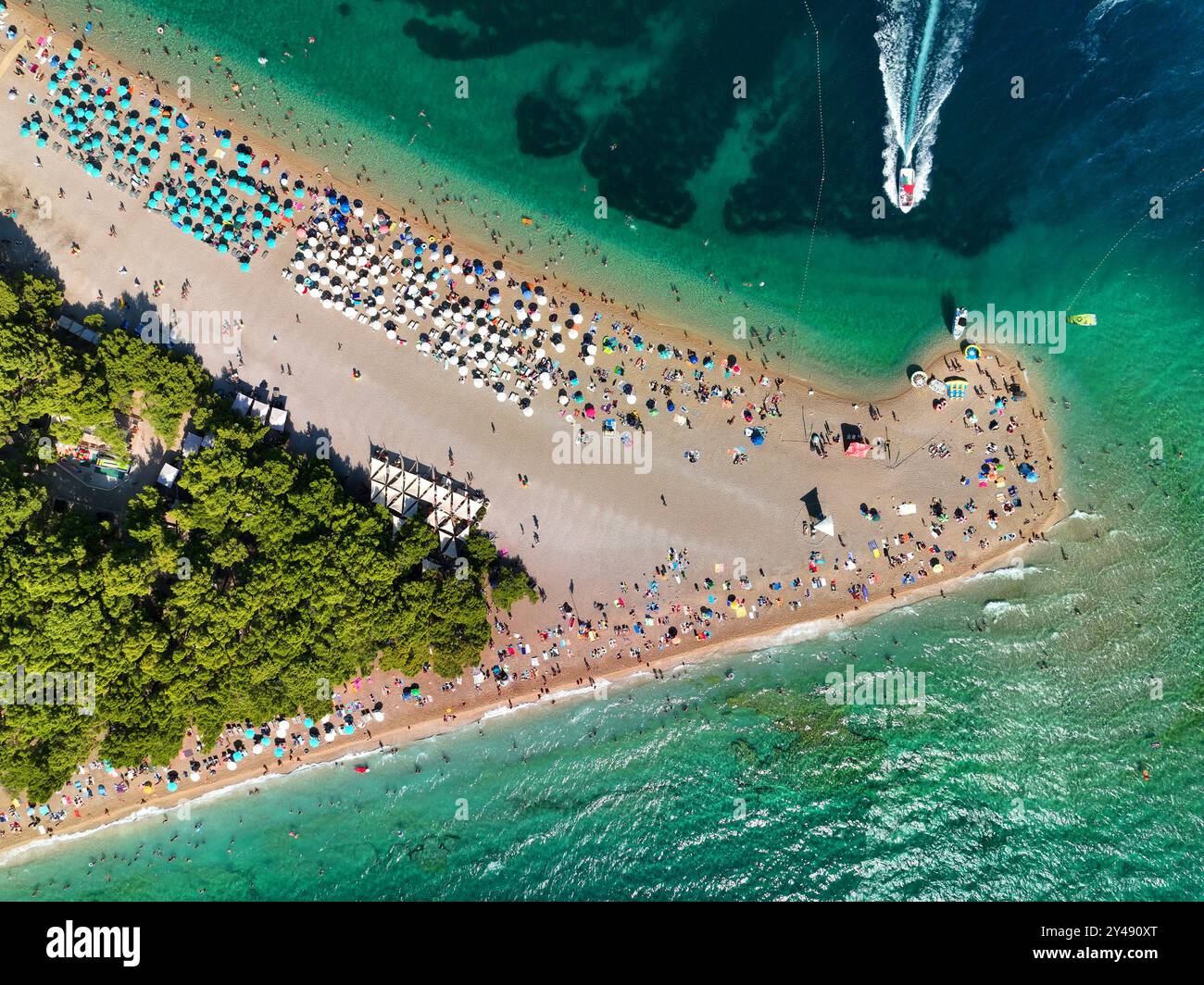 Zlatni Rat beach (Golden Horn beach) is one of the most beautiful ...