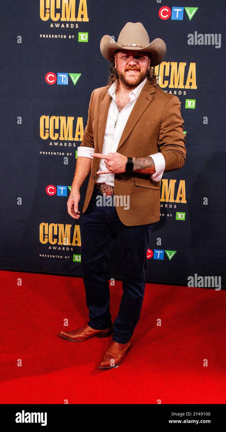 Edmonton, Canada. 14th Sep, 2024. Canadian Country Music Artist Matt ...