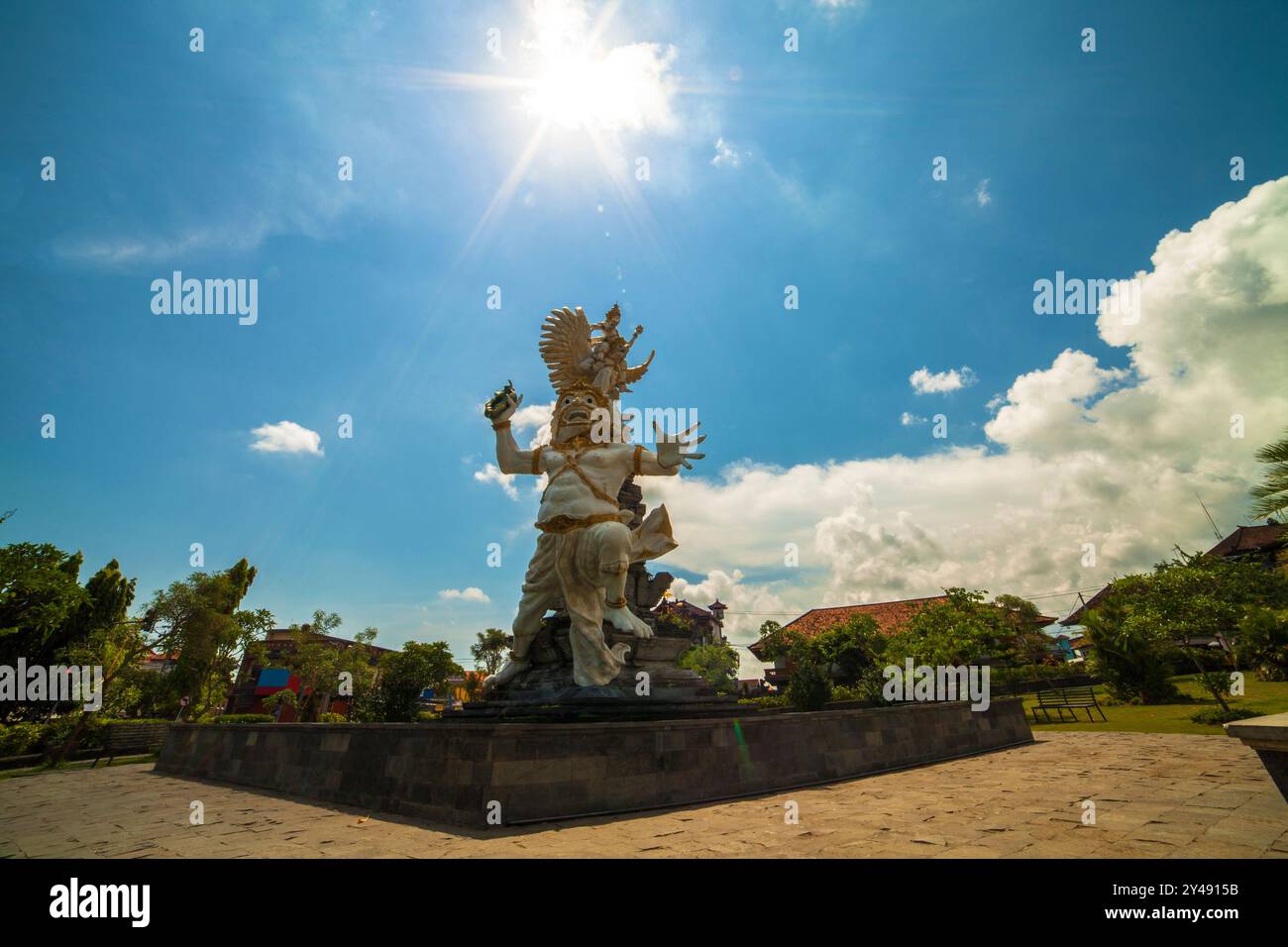 Sculpture from Balinese mythology in Gianyar, Bali, Indonesia Stock ...