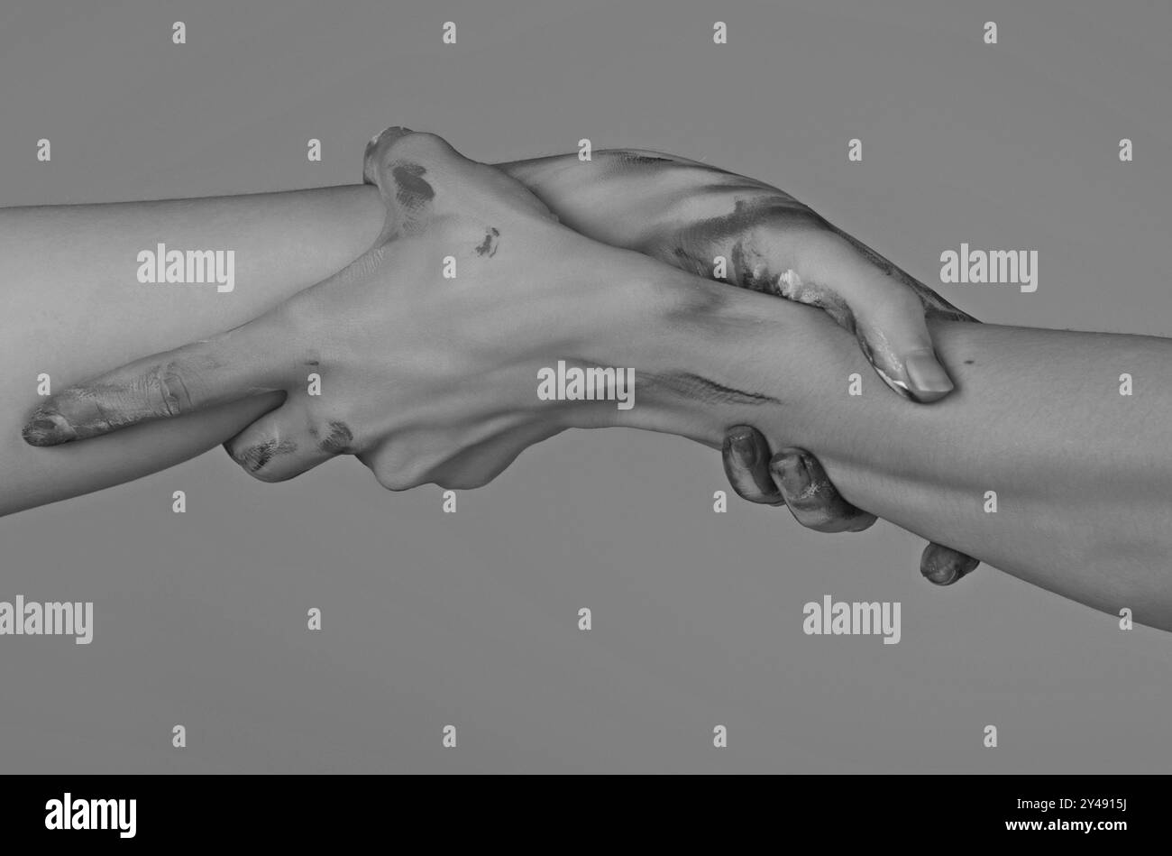 Support hand. Helping hand, close up. Giving a helping hand. Support ...