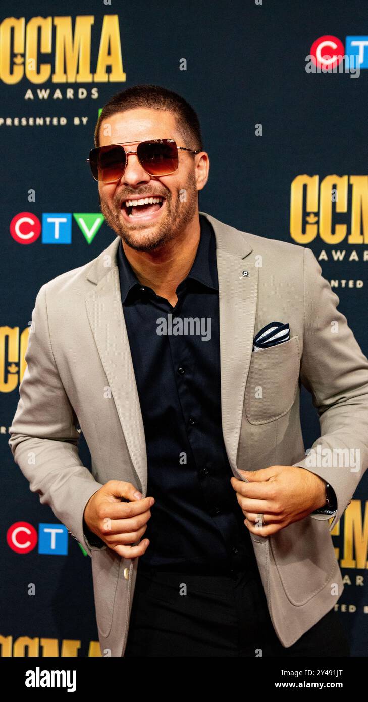 Edmonton, Canada. 14th Sep, 2024. Canadian Country Music Artist Steven ...