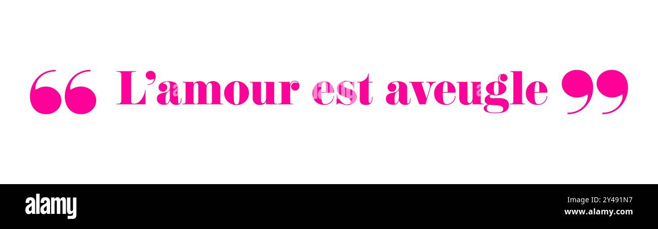 Vector quote love Cut Out Stock Images & Pictures - Alamy