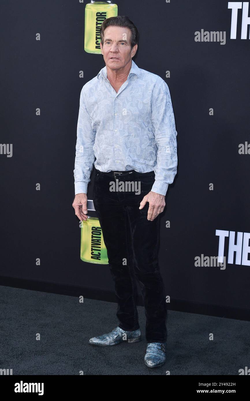 Dennis Quaid arrives at the premiere of "The Substance" on Monday, Sept ...